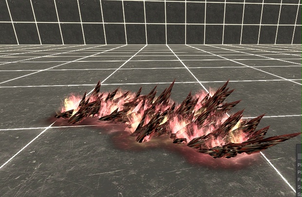Fire Spike (VRChat Optimized Particle) - skaleyseto - BOOTH