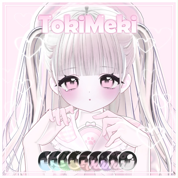 【5アバター対応】 TOKI ♡ MEKI Eye Texture - Lil’ Akuma - BOOTH