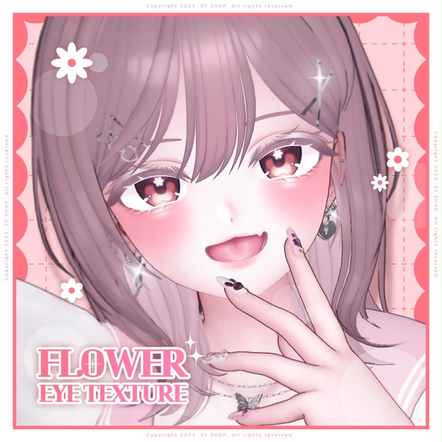 Moe Eye Texture [ Flower Eye ] - SY SHOP - BOOTH