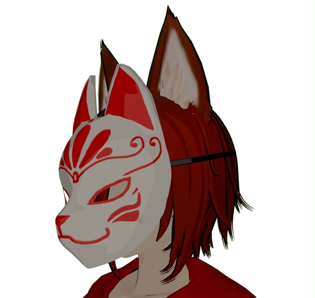 VRC キツネマスク // fox mask - snaffleberry - BOOTH