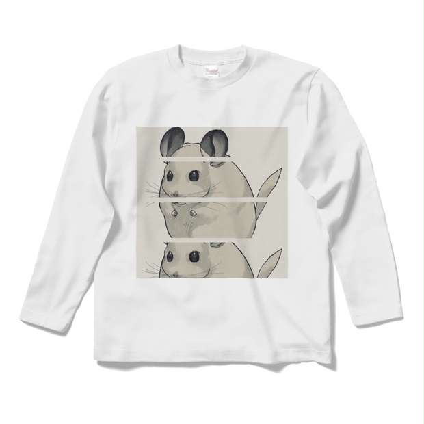 分割チンチラTシャツ(長袖) - #ボッチウリバ - BOOTH