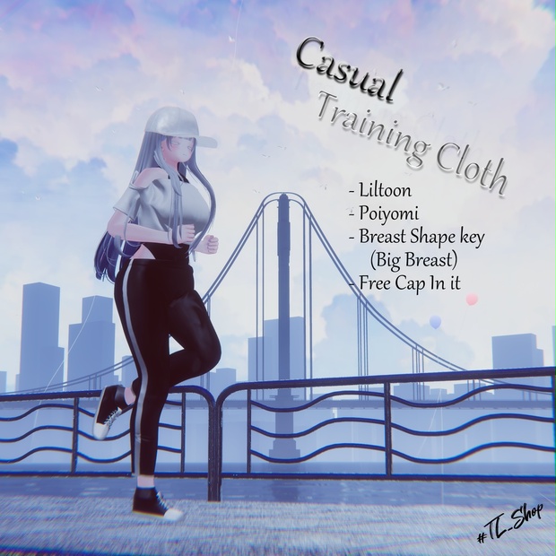 Casual Training Cloth For Moe / Moe用カジュアルトレーニング生地です - TL_Shop - BOOTH