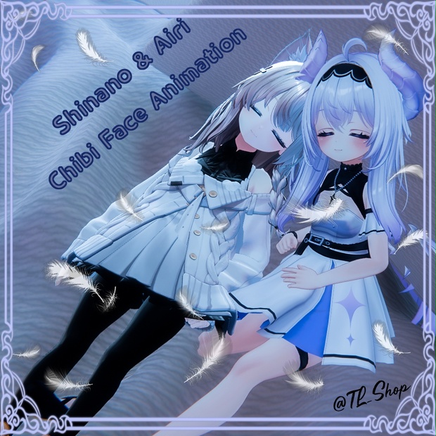 [無料 / Free] Chibi Shinano & Chibi Airi Face Animation 30 - TL_Shop - BOOTH