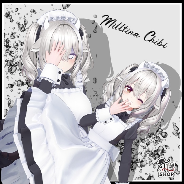 [無料 / Free] Milltina Chibi (Face Animation 32!) - TL_Shop - BOOTH