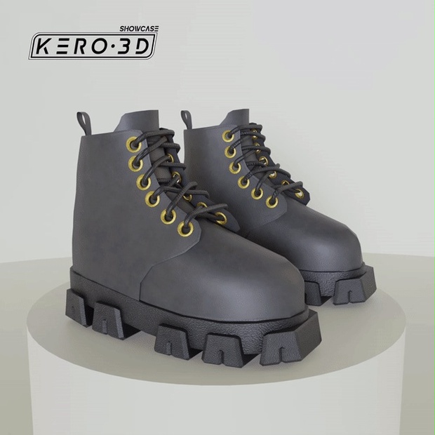 Frostbite Leather Boots - Kero's 3D Assets - BOOTH