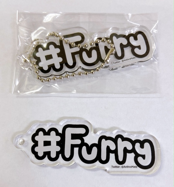AnthroMateアクリルキーホルダー「#Furry」 - AnthroMate公式Booth - BOOTH