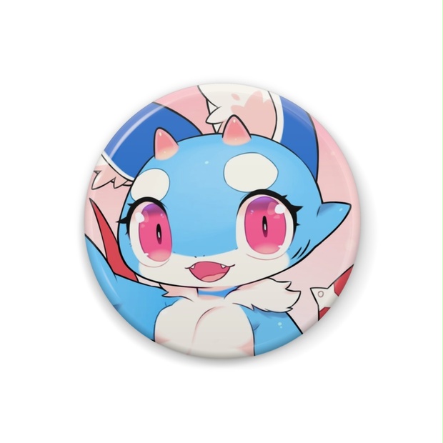 AnthtoMate 缶バッジ32mm フィノちゃん - AnthroMate公式Booth - BOOTH