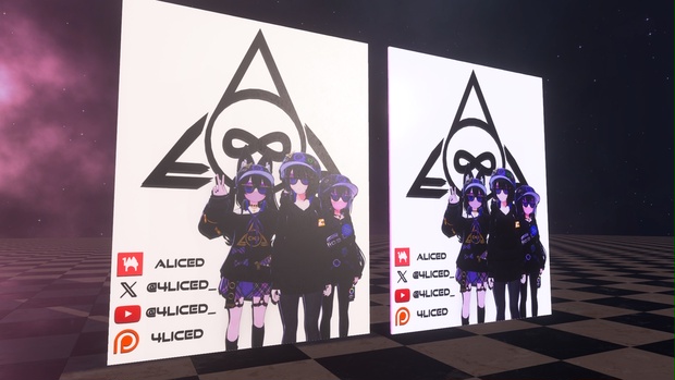 VRChat Poster Loader Shader - 4liceD - BOOTH