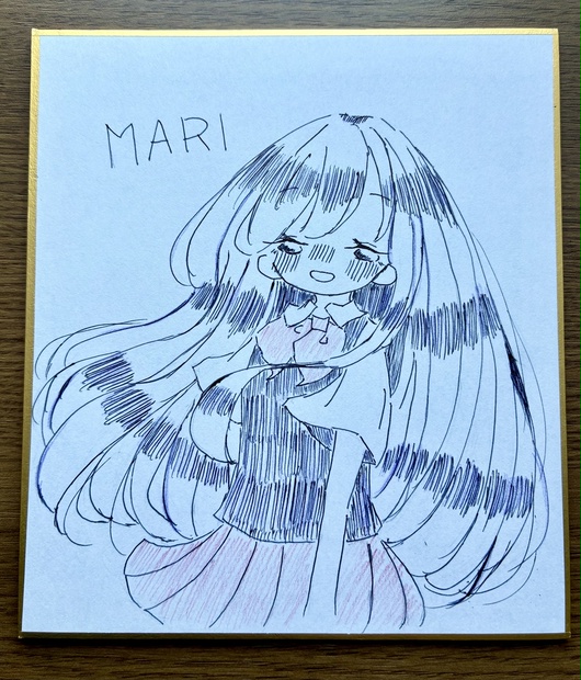 色紙 MARI - さくらんぼケーキ - BOOTH