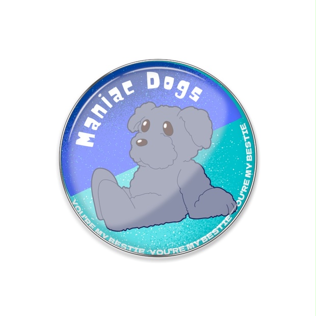 ピンバッジ「MANIAC DOGS」 - maniac-dogs - BOOTH