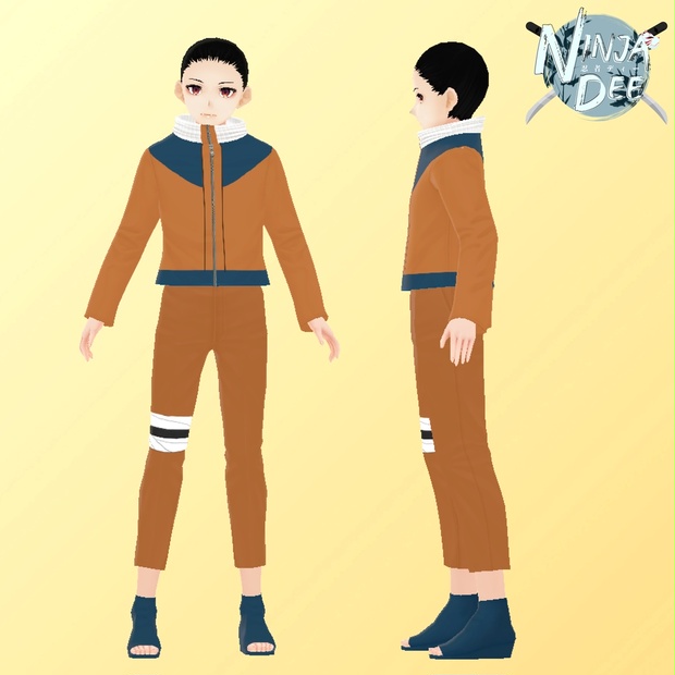 VRoid | Naruto Outfit - Ninja Boutique - BOOTH