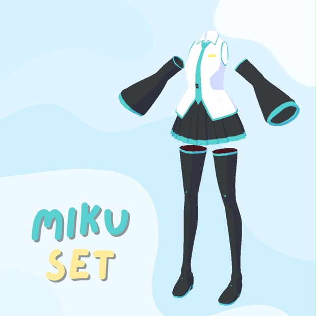 [Vroid] Miku set - feinkido - BOOTH