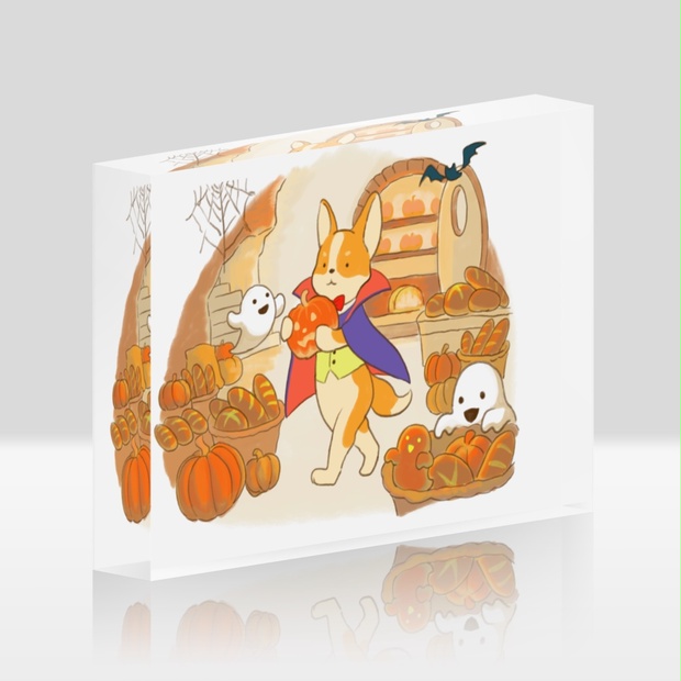 Halloween Corgi Bakery アクリルブロック - sammy-games - BOOTH