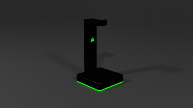 ST100 RGB Premium Headset Stand 3Dモデル - zuzuchi - BOOTH