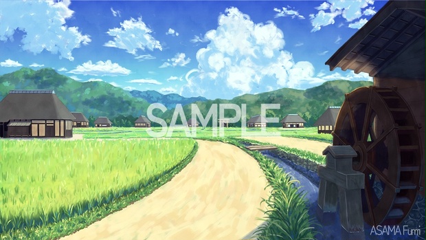 初夏の農村風景 - ふみひろげ - BOOTH