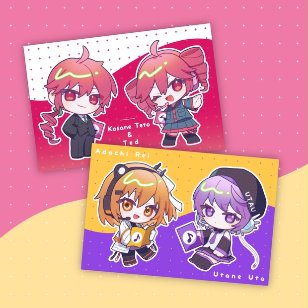 UTAUポストカード - うぇるだうん - BOOTH