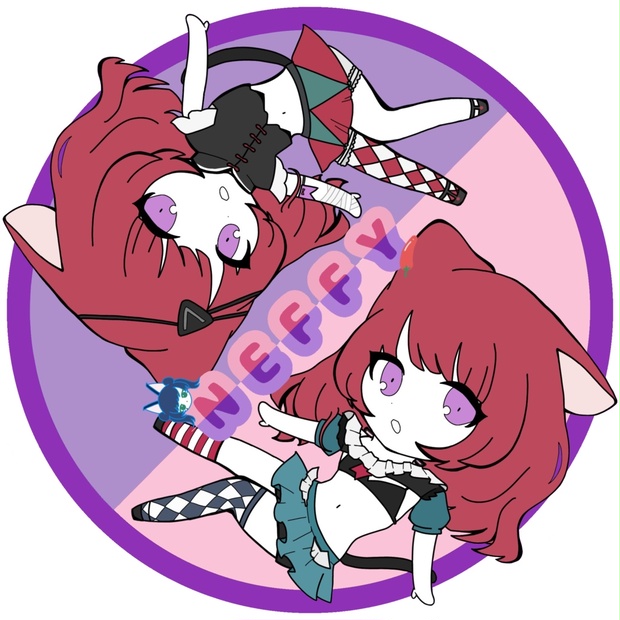 VALIS NEFFY 缶バッジ - きゅん - BOOTH