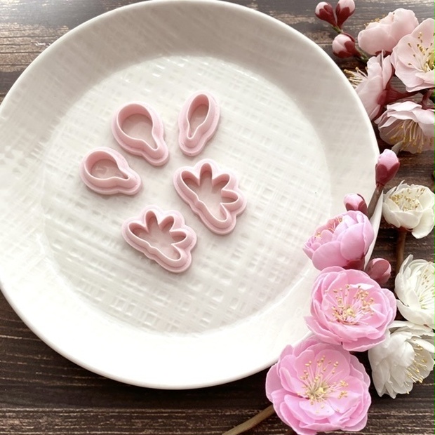 Japanese Apricot /Plum Blossom Cutter 梅の花のクレイカッター - Ouchi Hanabiyori ...