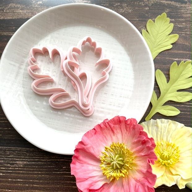Poppy Leaf Clay Cutter ポピーの葉のクレイカッター - Ouchi Hanabiyori - BOOTH
