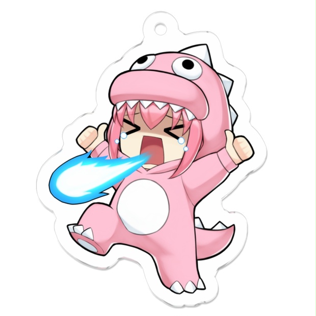 Bocchi-Chan Godzilla Keychain ぼっちちゃん - xiaokenshop - BOOTH