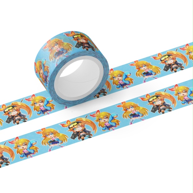 こすずちゃんマステ - ブルー - goodfeeling - BOOTH