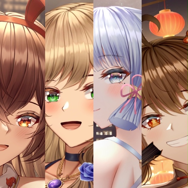 April-May Genshin Impact FANBOX Reward - rayleighscale - BOOTH