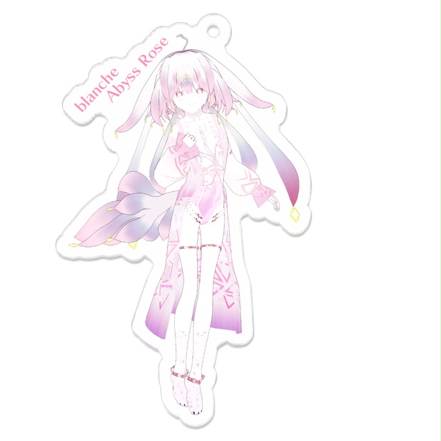 「blanche Abyss Rose」アクリルキーホルダー - eguの魔窟 - BOOTH