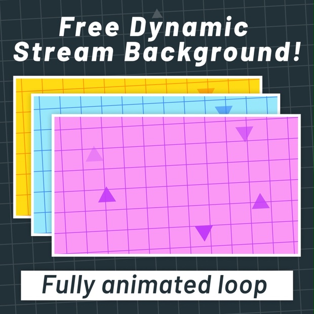 【F2U】Dynamic Stream Background - Shichimaru Kyuu - BOOTH