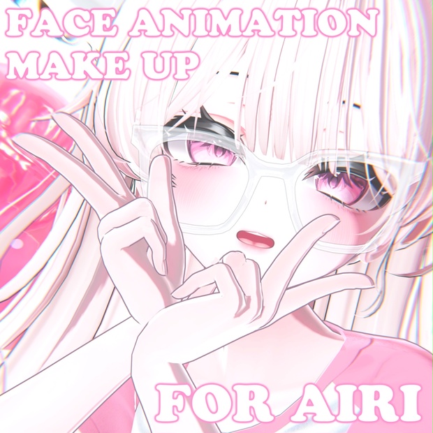 Airi [愛莉] 🖤 Heart Makeup&Face Animation - GO.OZ - BOOTH