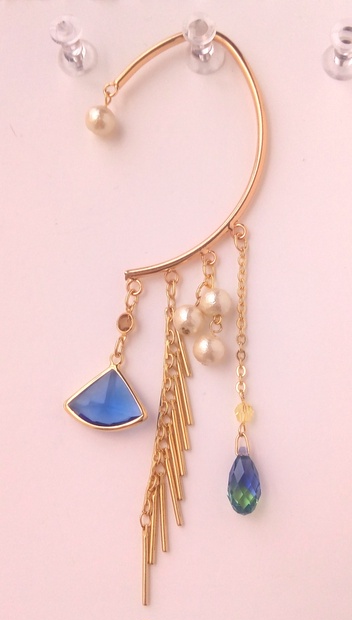 イヤーフック 夏色 和風 青 - uf-stgt ＜セール中＞ - BOOTH