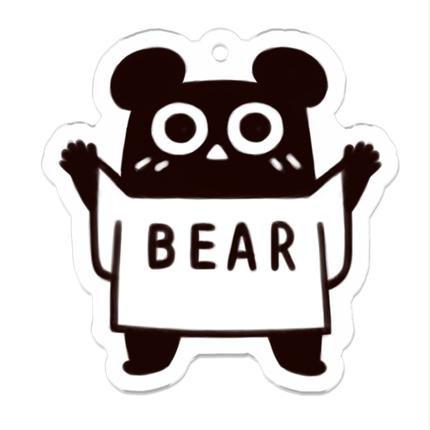 抱っこしてふくまちゃん（パチクリver）アクキー - AQ booth - BOOTH