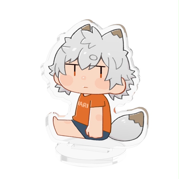 よこむきキツネ田コン太郎アクリルフィギュア - AQ booth - BOOTH