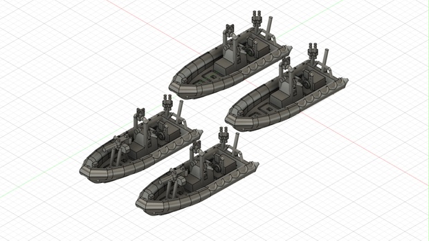 1/700 複合艇 7m型 / RHIB 7m type - 船ハムカツ - BOOTH