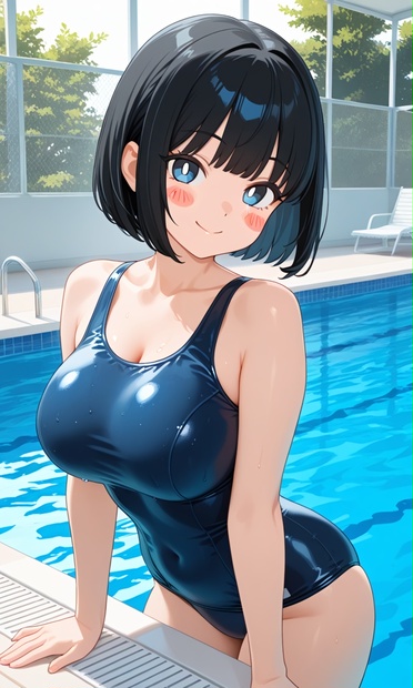 スクール水着のシイコ・スガイ - ふるやのCG - BOOTH