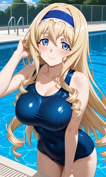 スクール水着のセシリア・オルコット - ふるやのCG - BOOTH