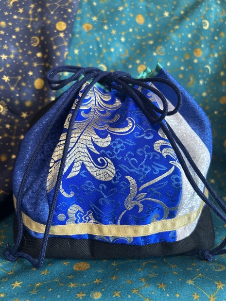 【非公式】ROF-MAO四神モチーフ巾着『青龍』 - 暴れるシメサバ - BOOTH