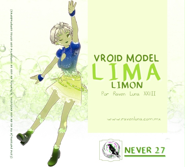 Modelo 3D vrm =-= LIMA LIMON =.= - Never27 - BOOTH