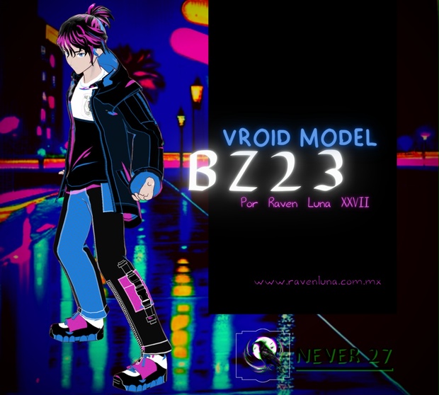 Model 3D vrm =-= BZ23 =.= - Never27 - BOOTH