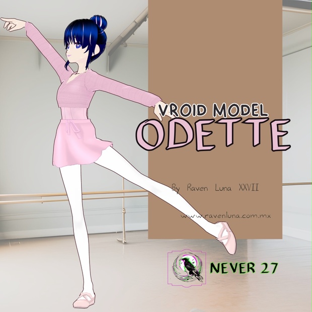 Model 3D vrm =-= ODETTE =.= - Never27 - BOOTH
