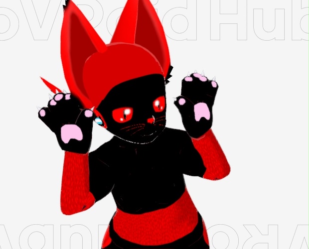 Furry protogen cat - Chris_evil - BOOTH