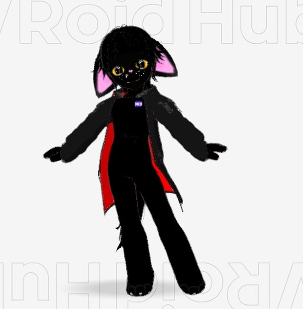 Black cat Furry - Chris_evil - BOOTH
