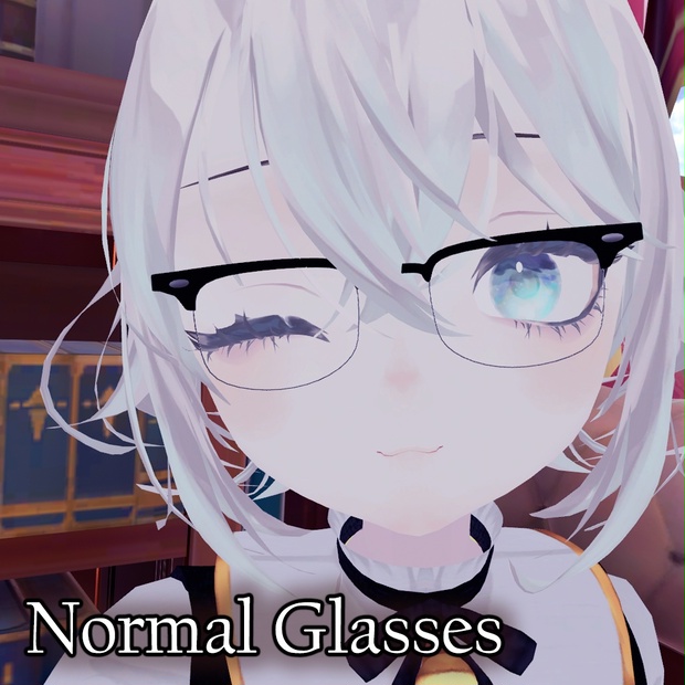 【VRChat】【ChilloutVR】Normal Glasses / 通常のメガネ - Lyquie's Magic - BOOTH