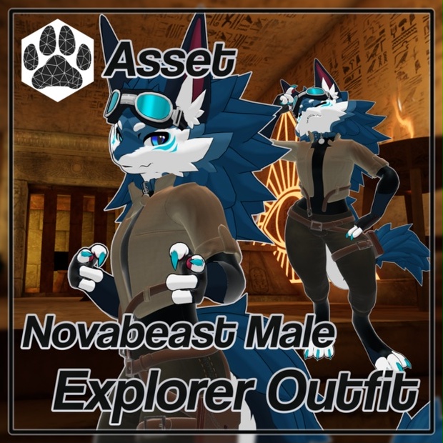 Novabeast Explorer Male [VRChat] - Pawlygon - BOOTH