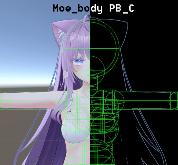 【萌 Moe對應】Moe_body PB_C - 記憶迴廊-十三區狹縫 - BOOTH