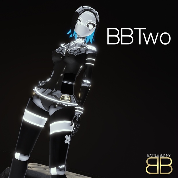 [Original 3D Model] BBTwo VRChat Avatar - Battle Bunny Mods - BOOTH