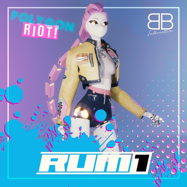 [Original 3D Model] RIOT RUMI for VRChat [PC/ QUEST] - Battle Bunny ...
