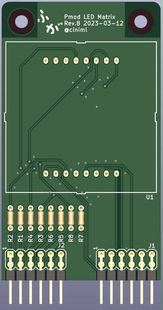 [基板のみ] Pmod LEDマトリクス モジュール - fugafuga - BOOTH