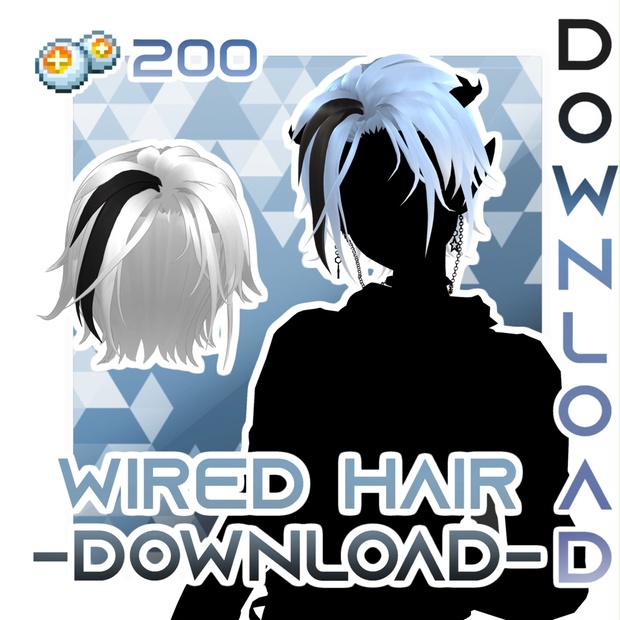 MMD // Wired Hair - 𝗔𝗫𝗘𝗟 -【COMMISSION OPEN!】| 𝗠𝗠𝗗 - BOOTH