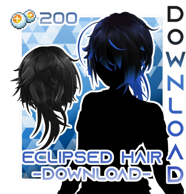 MMD // Eclipsed Hair - 𝗔𝗫𝗘𝗟 -【COMMISSION OPEN!】| 𝗠𝗠𝗗 - BOOTH