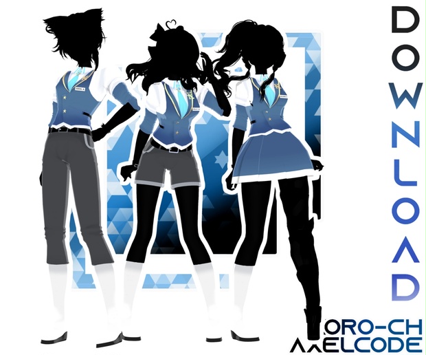 MMD // Kosmo Academia Outfit Pack - 𝗔𝗫𝗘𝗟 -【COMMISSION OPEN!】| 𝗠𝗠𝗗 - BOOTH
